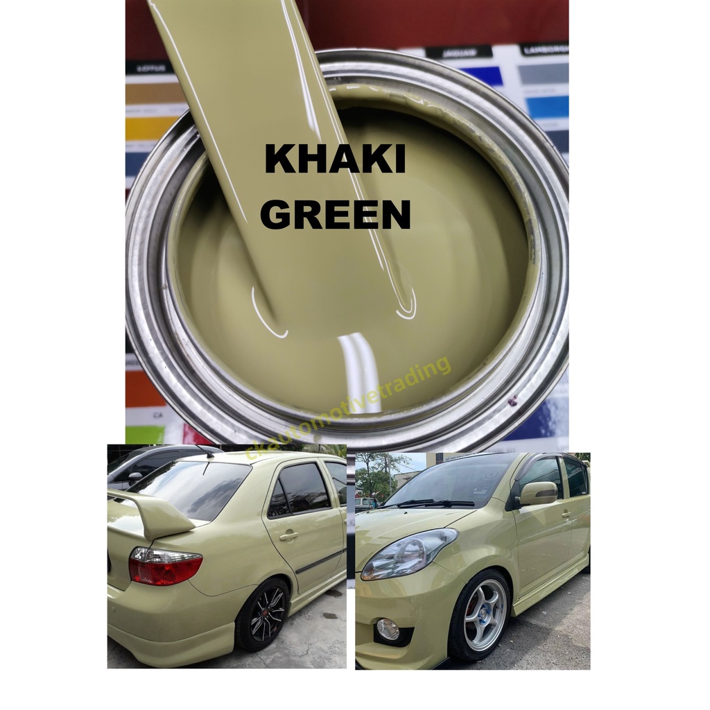 2K PAINT KHAKI GREEN /CAT BANCUH/CAT KERETA | Shopee Malaysia