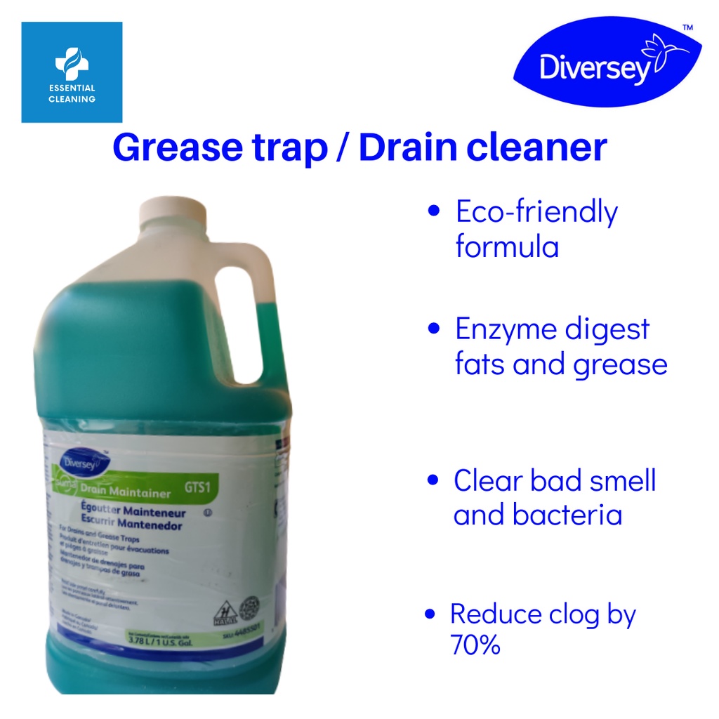 Grease Trap, Drain cleaner Diversey Suma Drain enzyme based for F&B ...