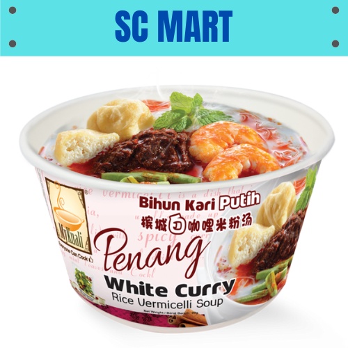 [SC] Mykuali Penang White Curry Bihun Soup (Bowl) 90gm - Rice ...