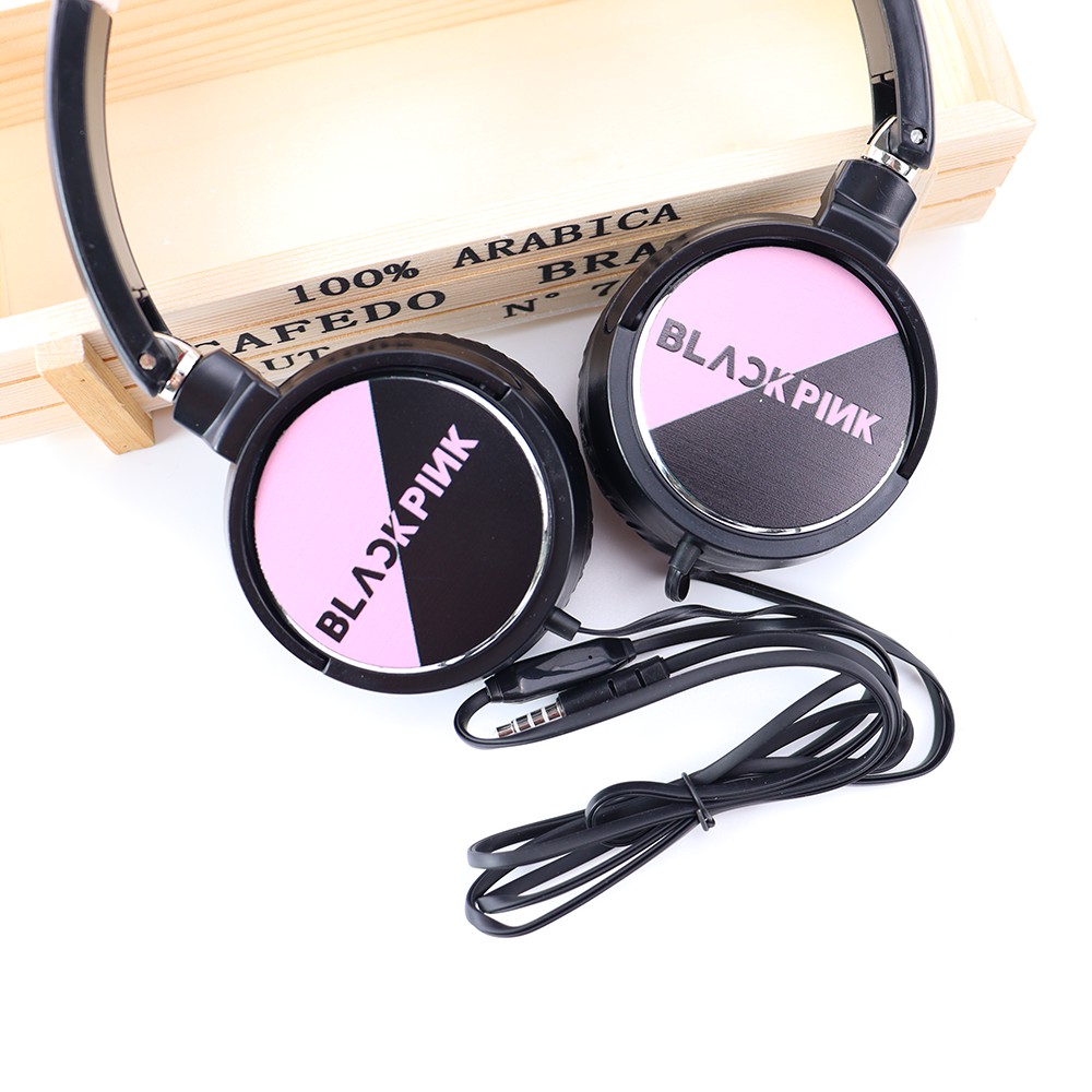 BL@CKPINK Headphone Kpop Blackpink Premium Earphone Headset | Shopee ...