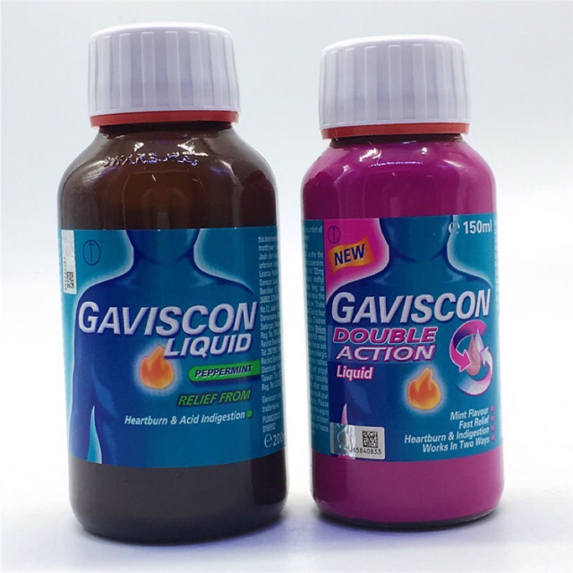 GAVISCON LIQUID ORIGINAL & DOUBLE ACTION | Shopee Malaysia
