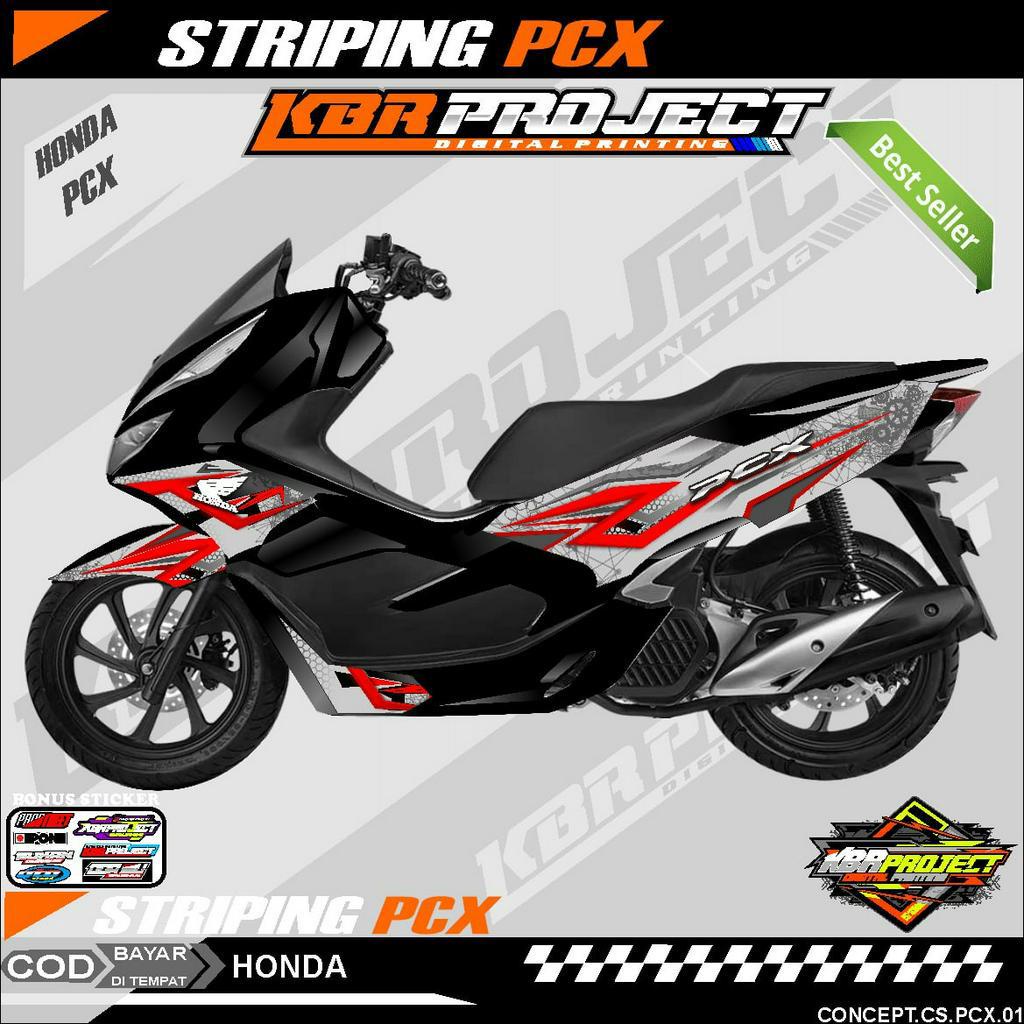 Pcx Motorcycle STRIPING Sticker Cool LIS Variation PCX Motorcycle ...