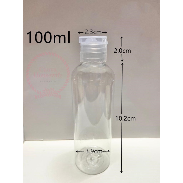 Flip Cap 5ml to 250ml PET Transparent Bottles 5/8/10 /15/20/30/50/60/80/100/120/150/200/250ml ...