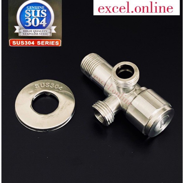 SUS 304 STAINLESS STEEL L TYPE ANGLE VALVE/ QUATER TURN TWO WAY ANGLE ...