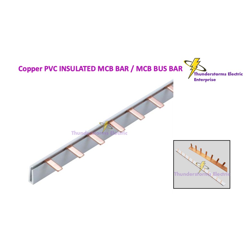 MCB COPPER BUS BAR 1 Pole / Single Pole( LOOSE CUT/ ONE METER ) MCB ...