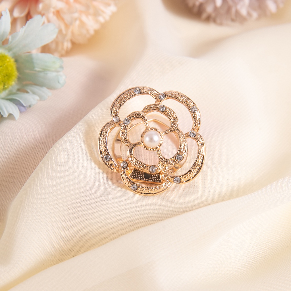 Premium Korean Brooch Pin/brooch tudung bahu/pearl brooch clip/broch ...