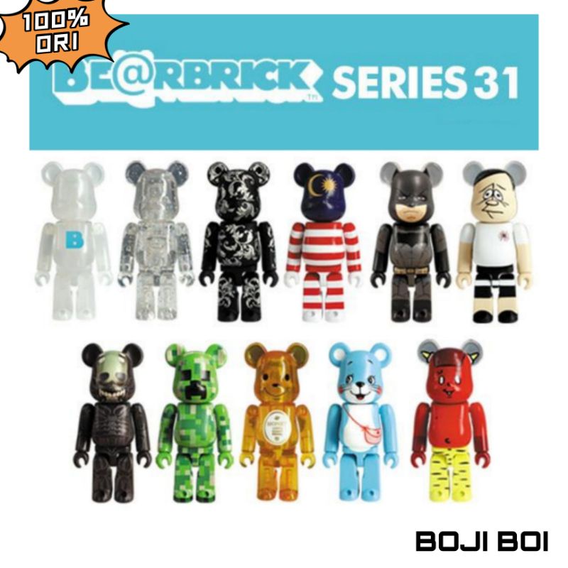 Original Medicom Toy Bearbrick 100% Blind Box Series 31 7cm Bearbricks ...