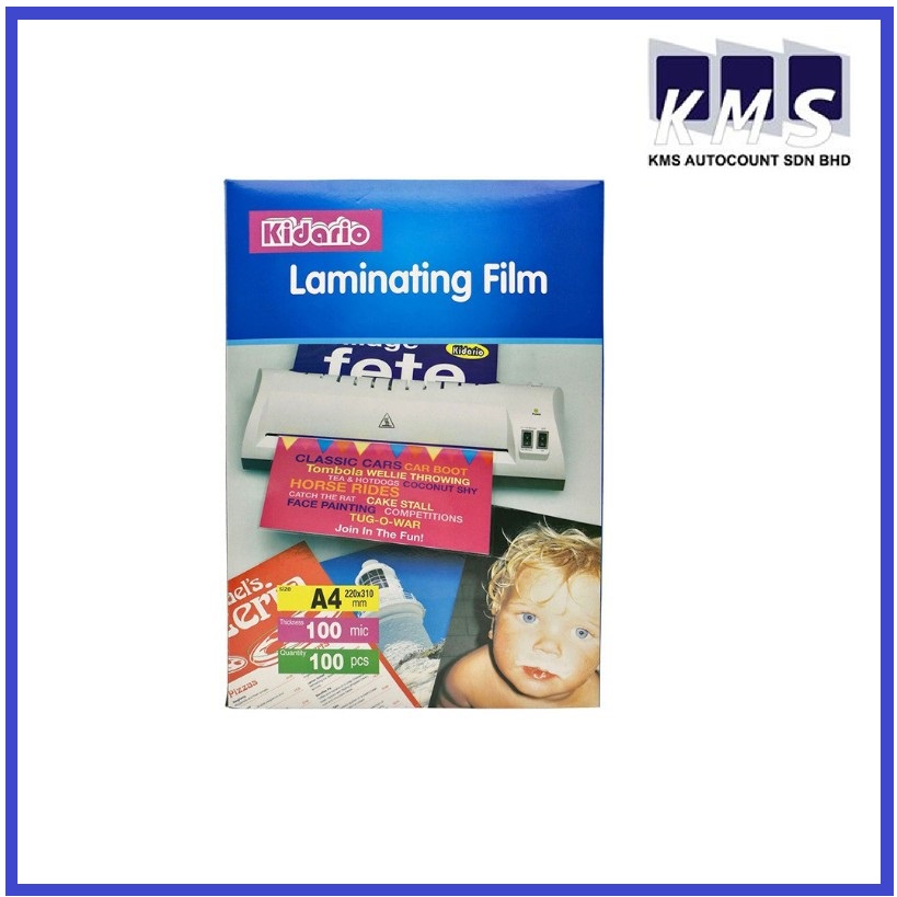 Kidario Laminating Film A4 (100's) | Shopee Malaysia