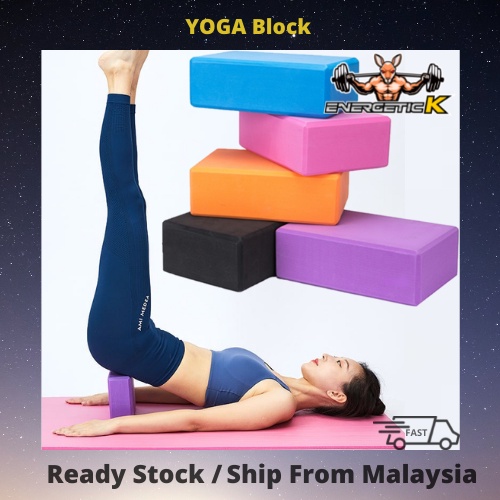 【EVA YOGA Block】 EVA Yoga Brick Yoga Block Pilates Foam Fitness ...
