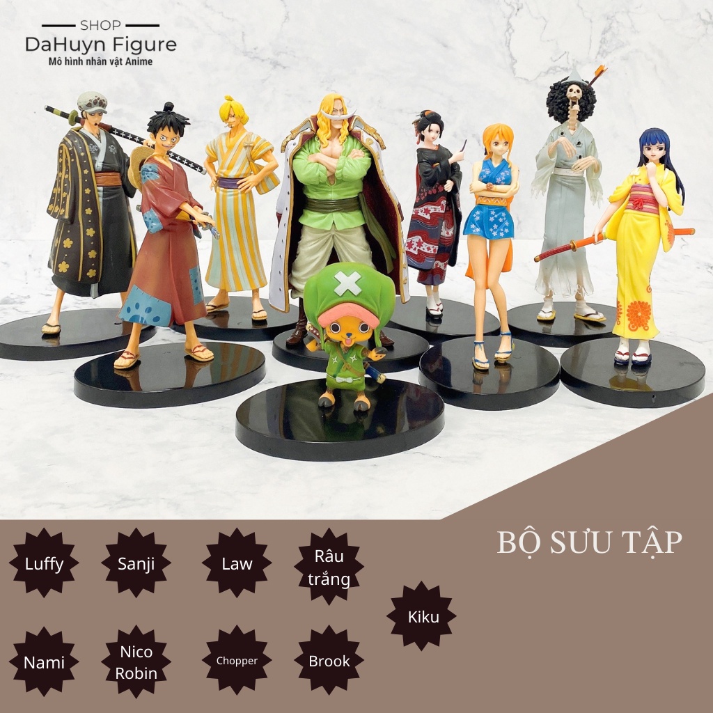 One Piece model at Wano, DaHyn figure cheap Anime character model ...