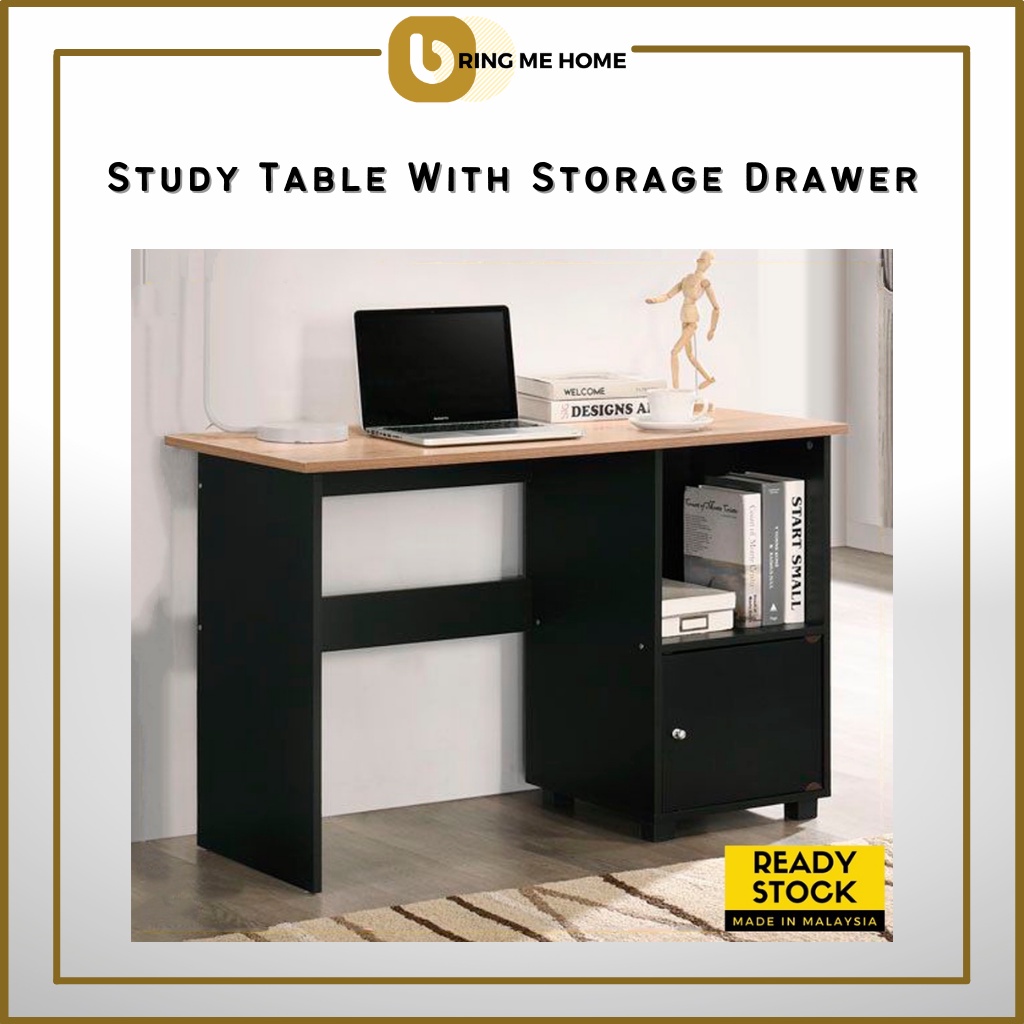 KOLA Kids Study Table With Bookshelf Study Desk With Book Shelf Rack ...