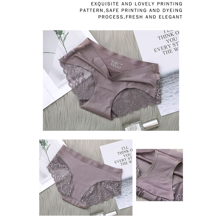 Sexy Lace Underwear For Women Frozen Silk Spender Wanita Ice Silk