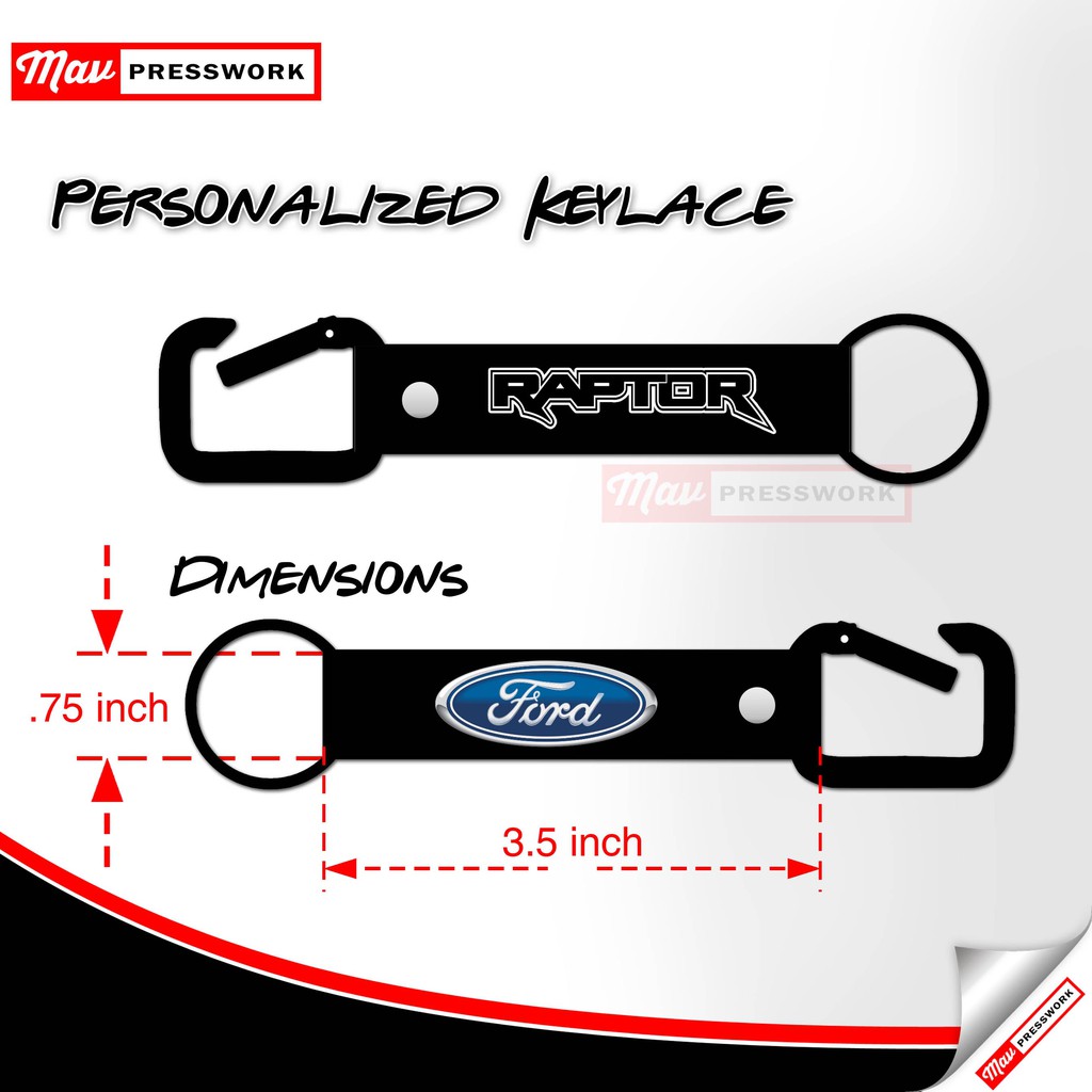 FORD RAPTOR Keylace / Keychain / Keyholder / Lace | Shopee Malaysia
