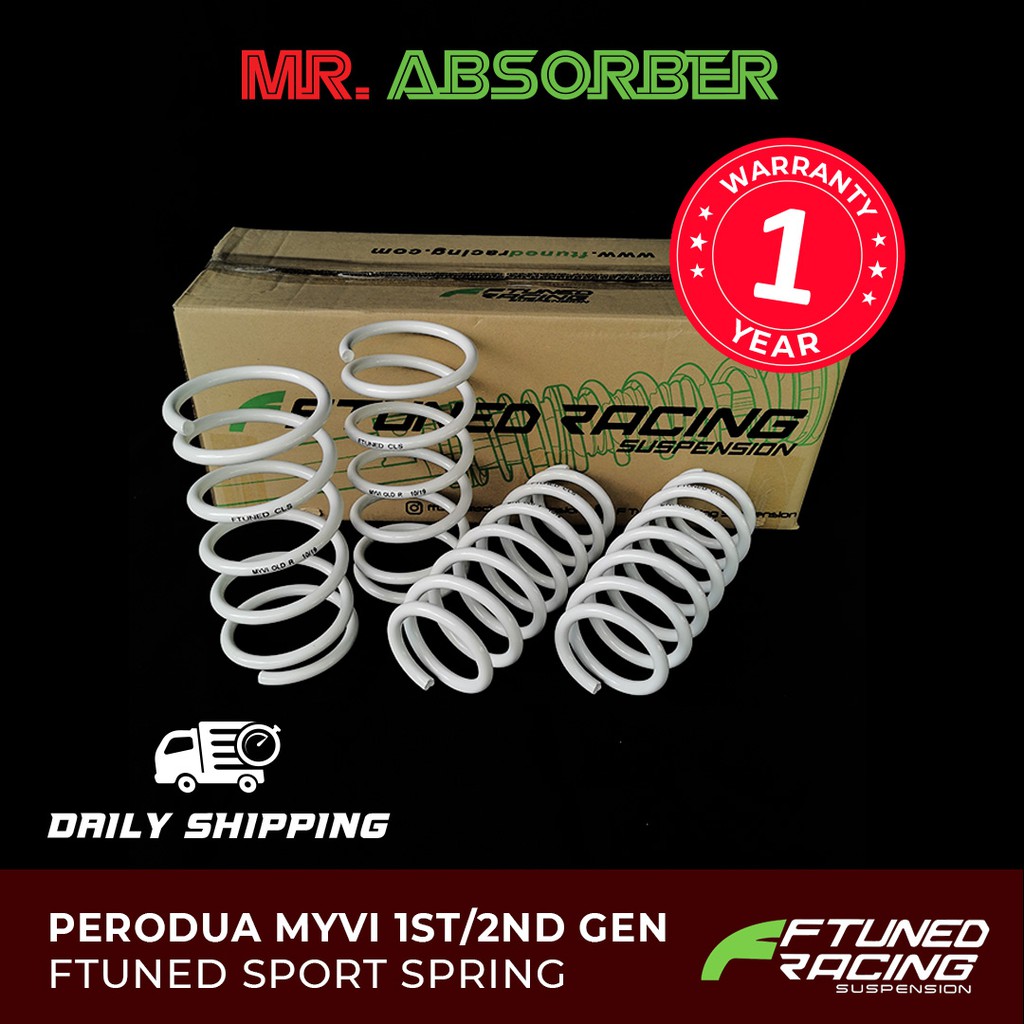 MYVI OLD BEST ICON FTUNED COMFORT LOWERED SPRING | Shopee Malaysia
