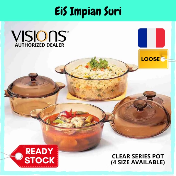 (Ready Stock!!) Visions Loose (0.8L/1.25L/2.25L/3.25L)Casserole Versa ...