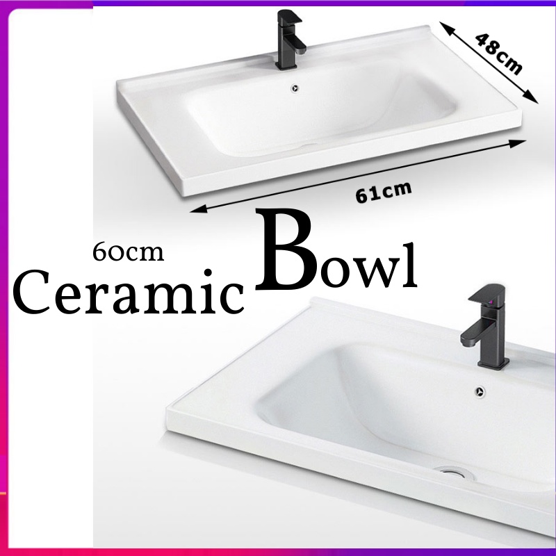 [43cm 50cm] Stainless Steel Basin Bathroom Cabinet Basin Sinki Bilik ...