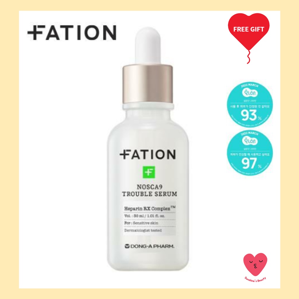 [FATION] NOSCA9 Trouble Serum 30ml/ for acne prone skin, sensitive skin, soothing | Shopee Malaysia