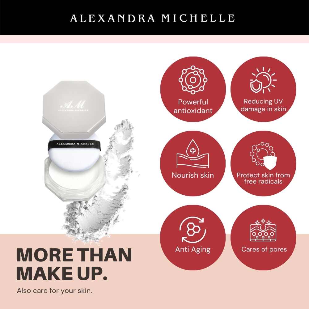 Alexandra Michelle No-Sebum Loose Powder [ EXP : MARCH 2025 ] | Shopee ...