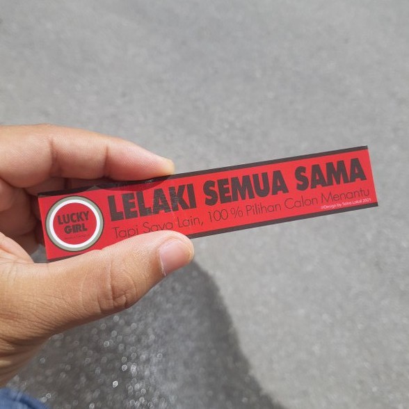 Sticker lelaki semua sama - 49 | Shopee Malaysia