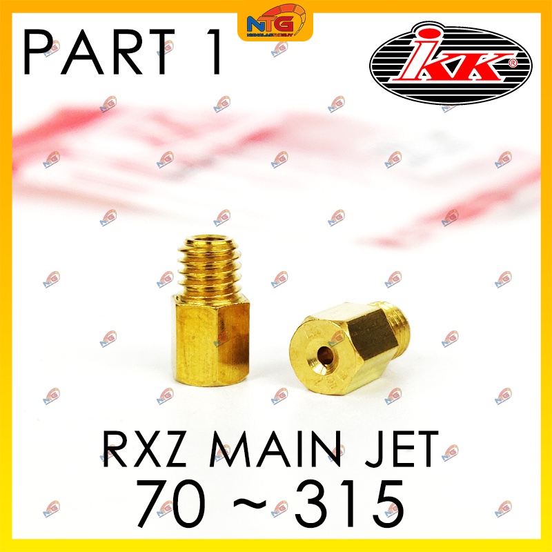 (PART 1) IKK Main Jet RXZ/Y125Z/TS125/Y110SS/TZM [Harga 1PCS] Mainjet ...