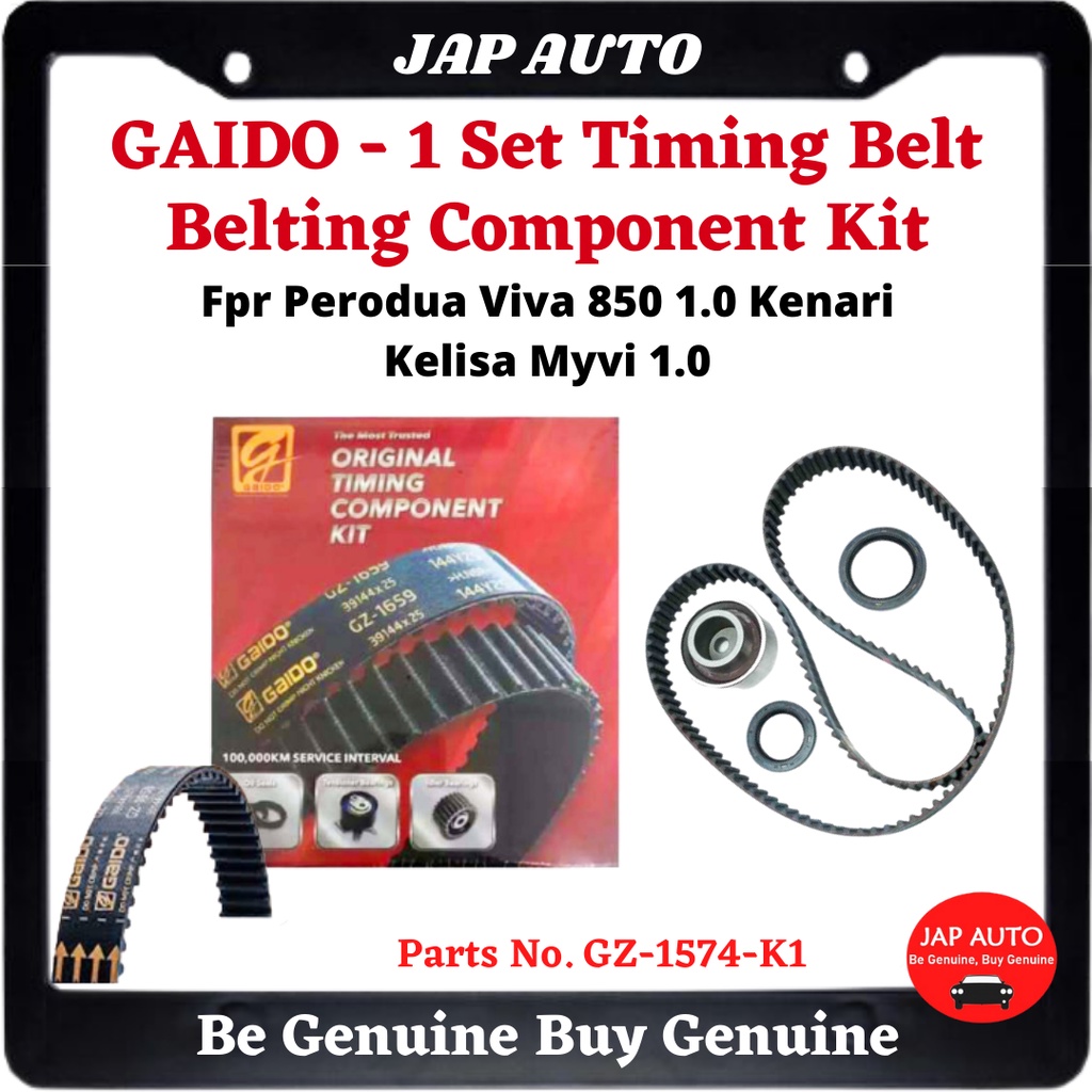 GAIDO - 1 Set Timing Belt Belting Component Kit - For Perodua Viva 850 ...