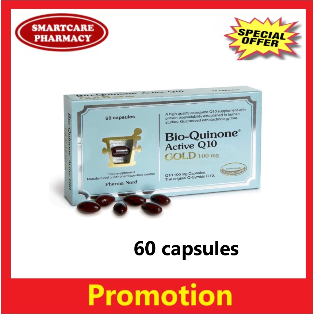 BIO-QUINONE Q10 GOLD 100MG CAPS 60'S | Shopee Malaysia