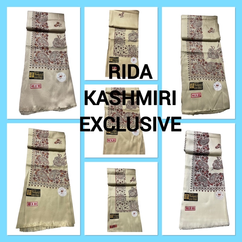 KAIN RIDAK/RIDA/SHAWL/SELENDANG KASHMIRI EXCLUSIVE | Shopee Malaysia