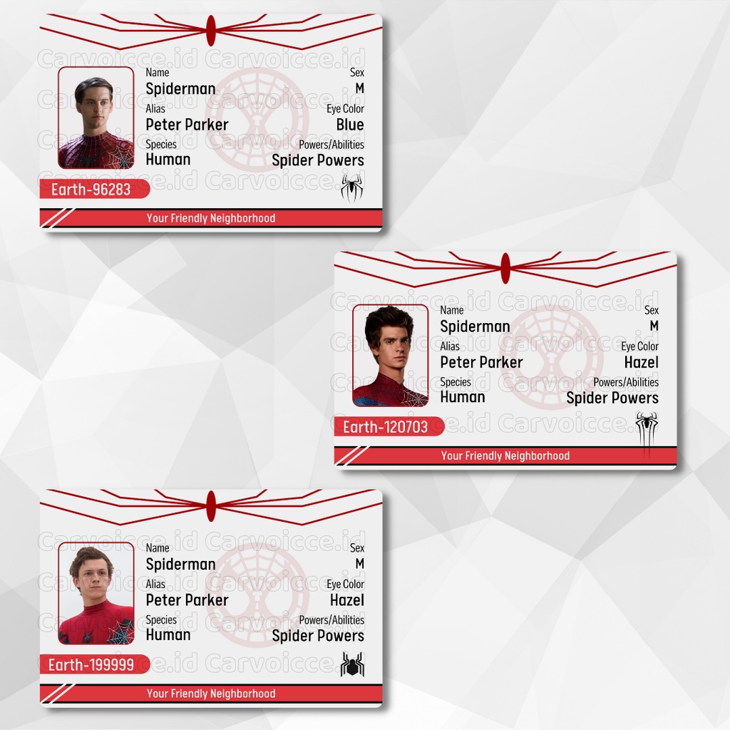 Spiderman Voice Id Card Marvel Daily Bugle | Shopee Malaysia
