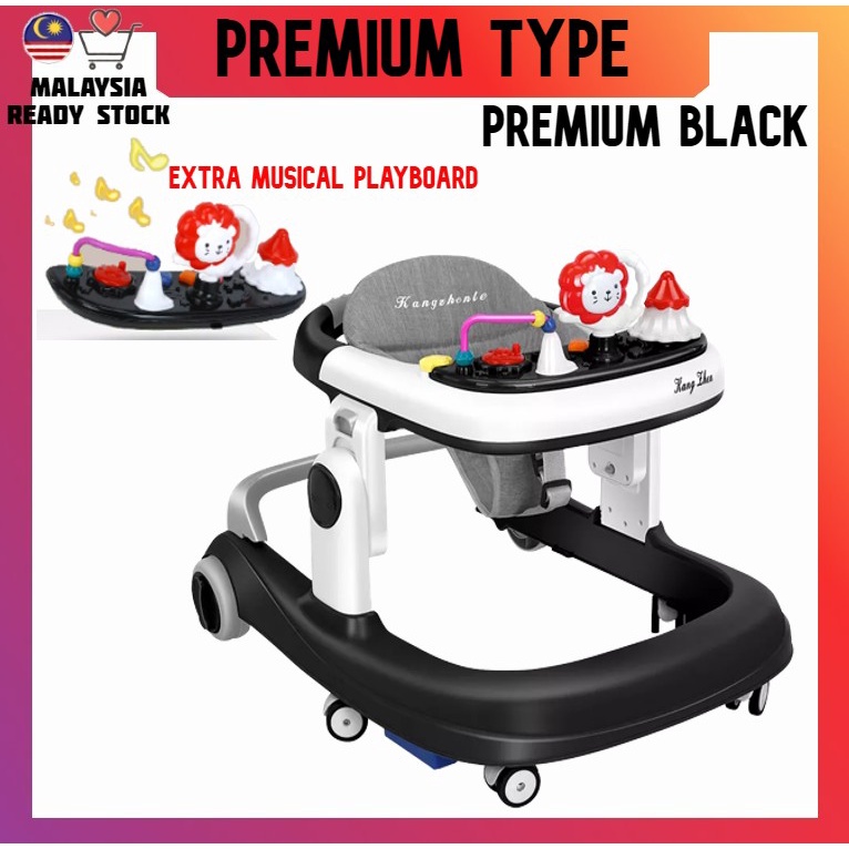 ~Ship From KL~ Premium Foldable Baby Walker Baby Walker With Music ...