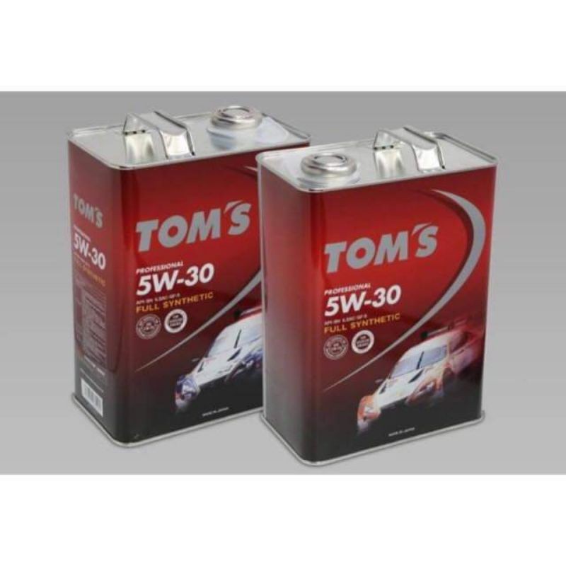 TOM'S Engine Oil - 5W-30 4L | Shopee Malaysia