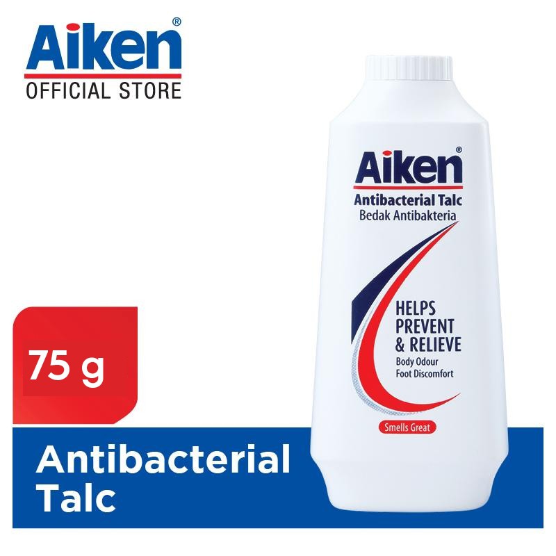 AIKEN ANTIBACTERIAL MEDICATED TALCUM POWDER (75G/150G/300G/500G ...