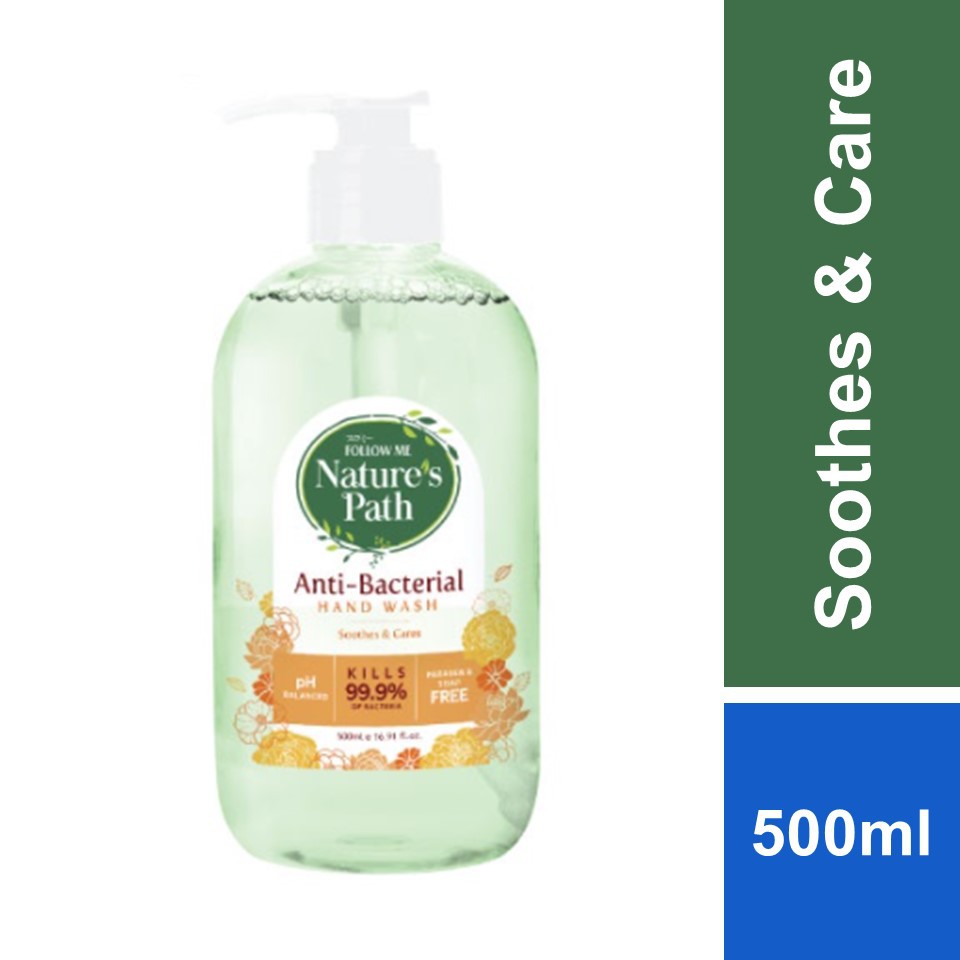 Follow Me Nature's Path Anti-Bacterial Hand Wash Soothes And Cares ...