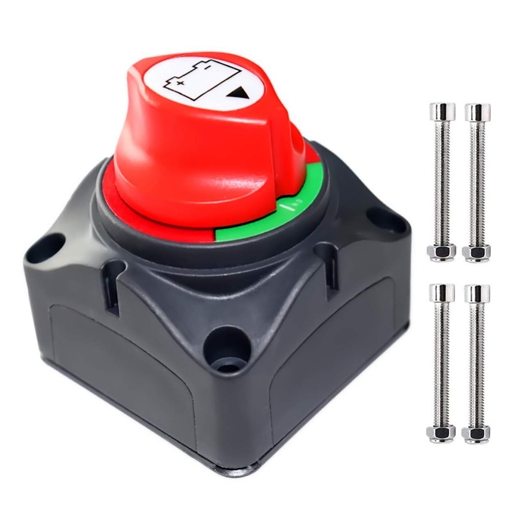 Battery Disconnect Switch Master, 12V-48V Waterproof Power Isolator On ...