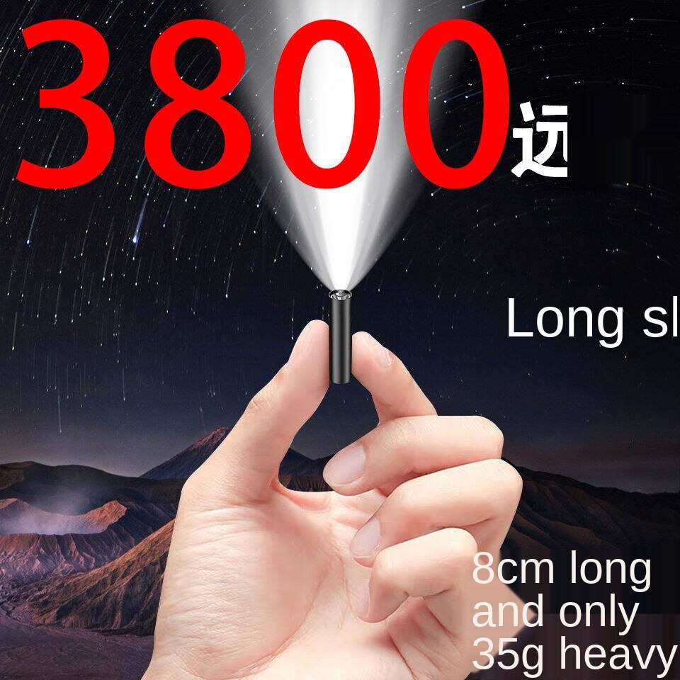 USB Mini Torch Strong Light Rechargeable Super Bright Household Small ...