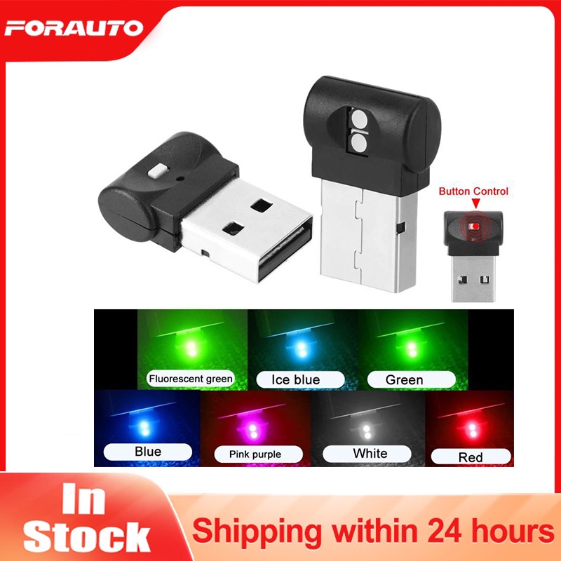[Ready Stock] Lampu Disco Kereta 7 Colors Mini USB Light LED Modeling ...