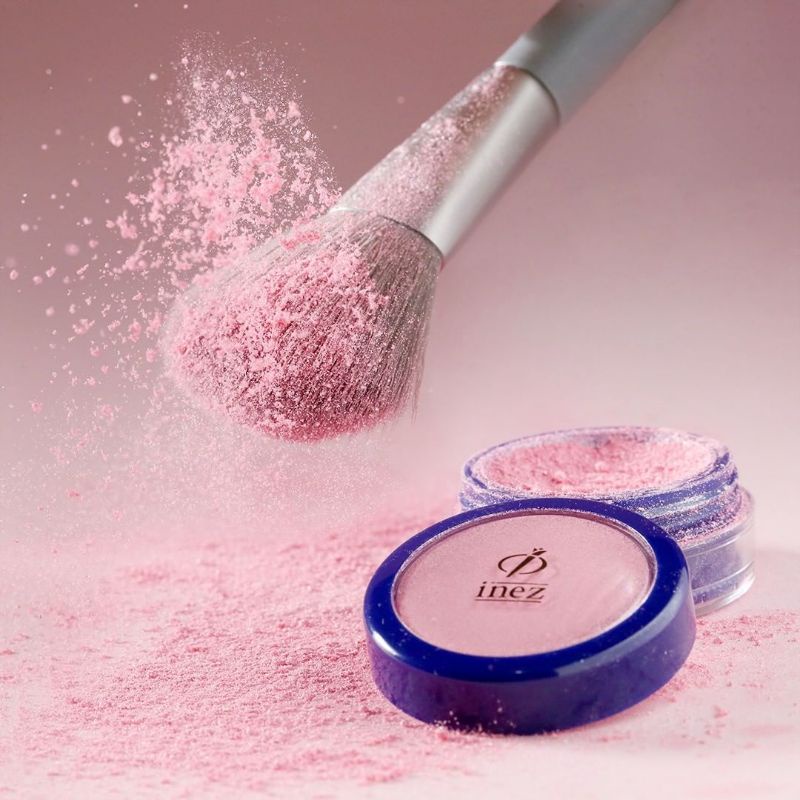 Eyeshadow Loose Inez Color Contour Plus Loose Eye Shadow Powder Halal ...