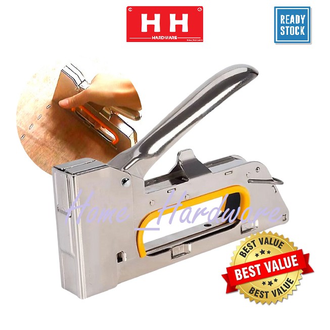 Gun Tacker ; Staple Gun ; Stapler Tangan Besar - Size 4 , 6 , 8mm 钉枪 ...