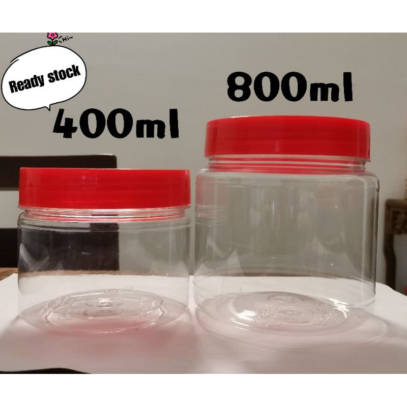 BP0402 Balang Biskut Raya Food Grade PET Plastic Container Bottle Kuih ...