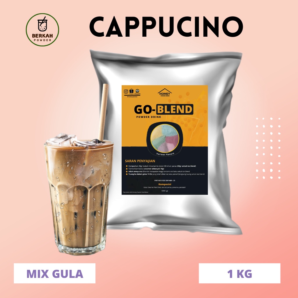 CAPPUCINO Drink Powder 1Kg / CAPUCINO flavored drink Powder 1Kg ...