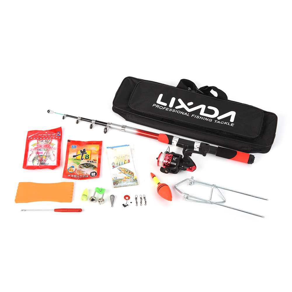 Lixada Fishing Tackle Set (black) | Shopee Malaysia
