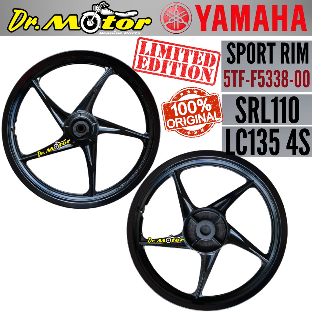 100% ORIGINAL YAMAHA Lagenda LC135 SRL 110 Limited Edition Sport Rim ...