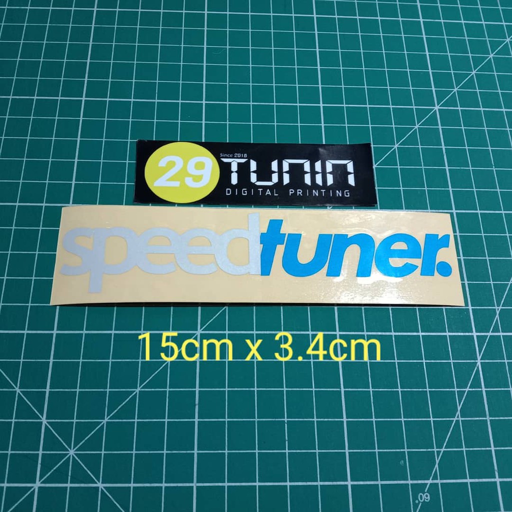 Cutting Sticker Speedtuner Speed Tuner Reflective Sheet Sticker ...
