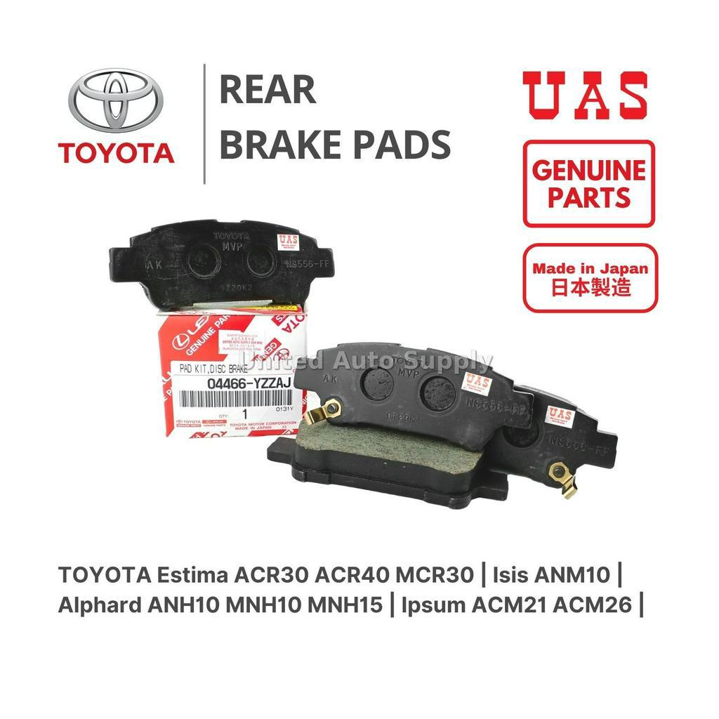 TOYOTA Brake Pad Rear For TOYOTA Estima ACR30 MCR30 Alphard ANH10 ANH15 ...