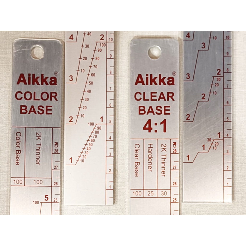 Aikka Car Paint Measuring / Mixing Stick (Pembaris Cat Kereta) | Shopee ...