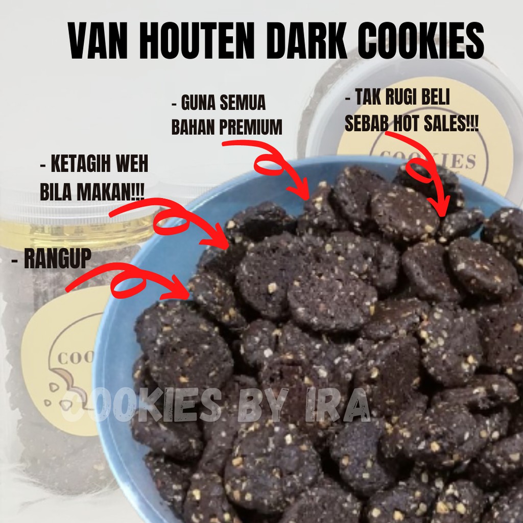 [PRE ODER] VAN HOUTEN DARK COOKIES RM25 - RM17 - VAN HOUTEN COCO ...