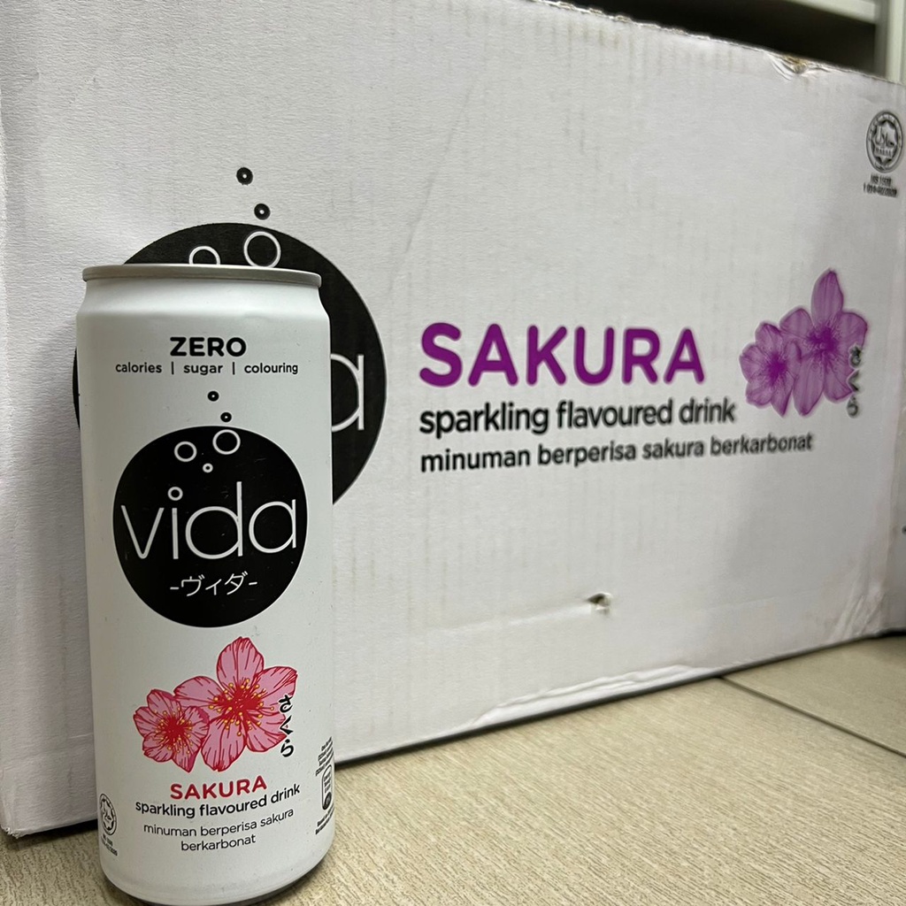 Vida Zero Sparkling Drink 24CANSx325ML(CTN) | Shopee Malaysia