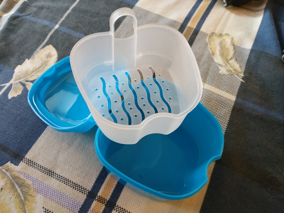 Portable Denture False Teeth tooth Box Bath Appliance Storage Case ...