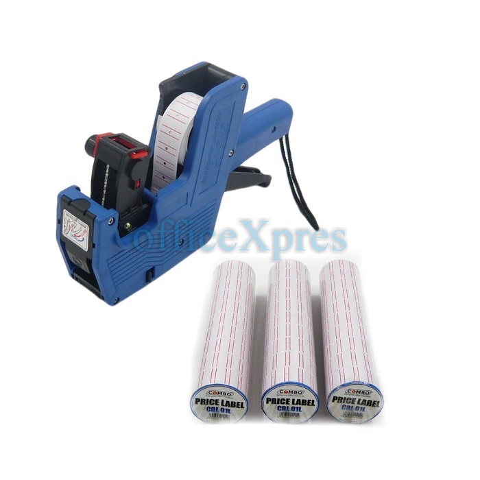 MESIN 2 line 8 digit Price Label Tool Machine / 1 line Price Label Tool ...