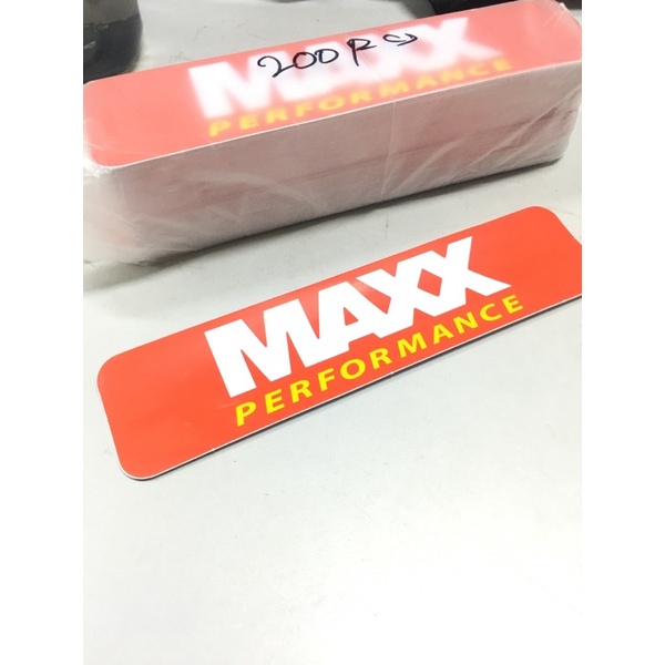 STICKER MAXX PERFORMANCE MAXX OIL STIKER MOTOR STICKER CAR MOTOR KERETA ...