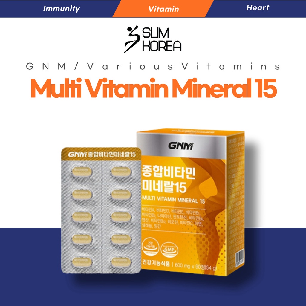 GNM Multi Vitamin Korea product Health Care Energetic life | Shopee Malaysia